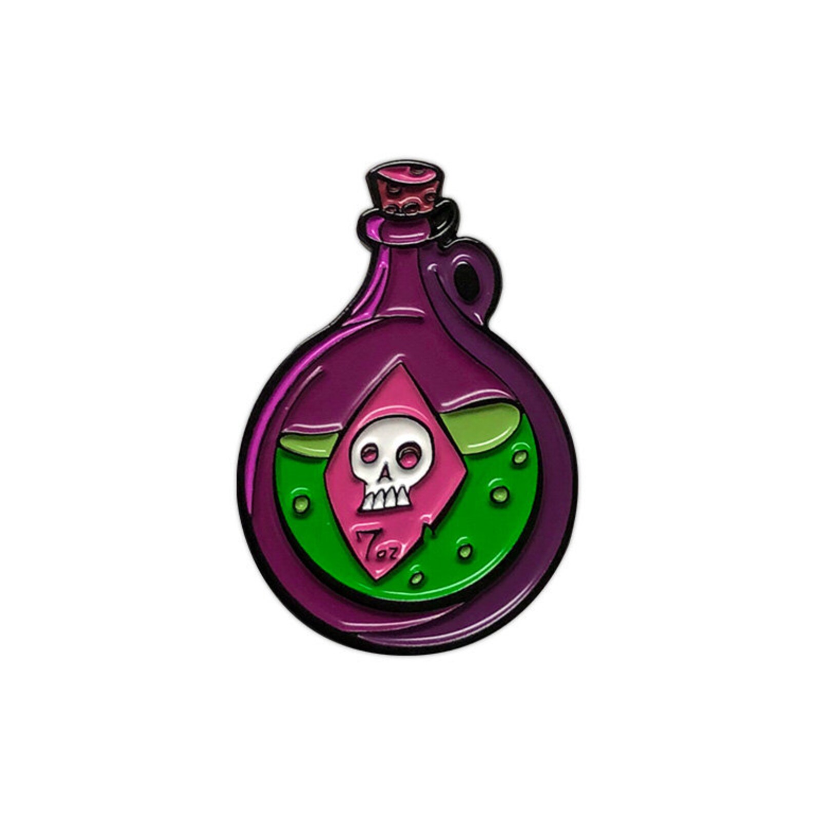 Round Potion Enamel Pin - Etsy