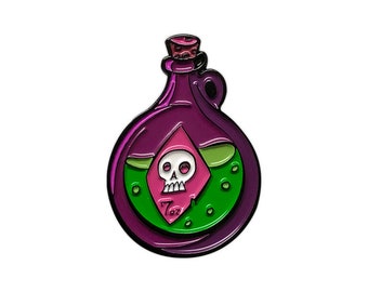 Tall Potion Enamel Pin | Etsy