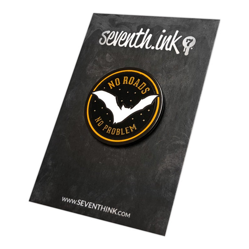 No Roads No Problem 1.15 Enamel Pin | Etsy