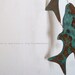 Blue Copper Sculpture, Hanging, Fish Artwork, Contemporary, Wall ...