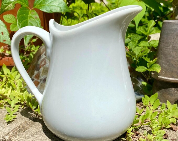 Vintage Ironstone Pitcher | Farmhouse| Primitive | Country | Shabby ...