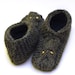 The Owl Knit Slipper Pattern, Women Slipper Knitting Pattern, Instant ...