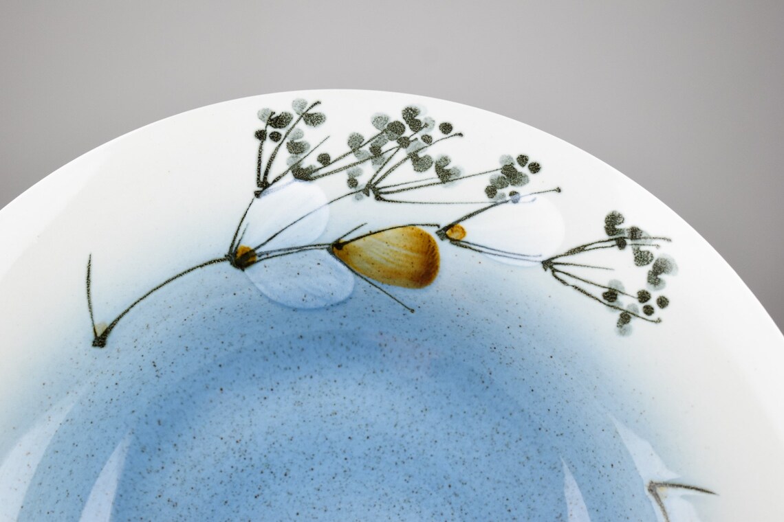 Royal Copenhagen Fajance Ellen Malmer Celeste decorative dish | Etsy