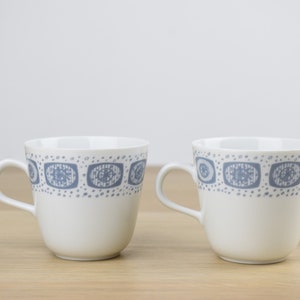 Vintage Rörstrand Sigill Coffee Cups With Saucer - 2 Set - Etsy
