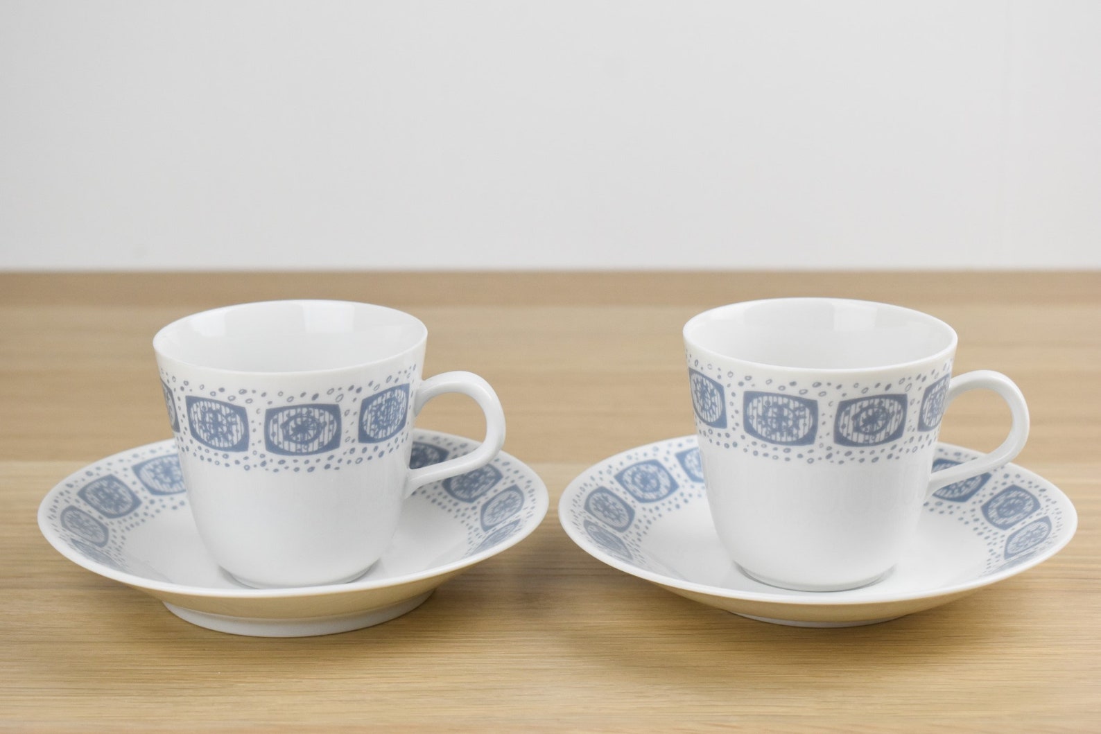 Vintage Rörstrand Sigill Coffee Cups With Saucer 2 Set - Etsy