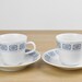 Vintage Rörstrand Sigill Coffee Cups With Saucer - 2 Set - Etsy
