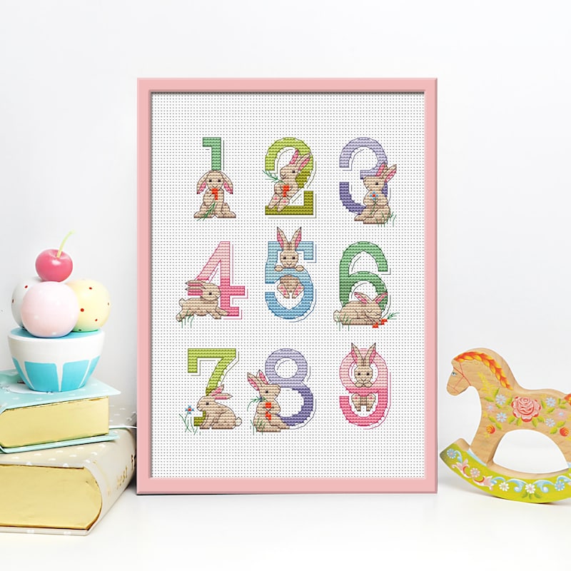 Cross Stitch Numbers - Etsy