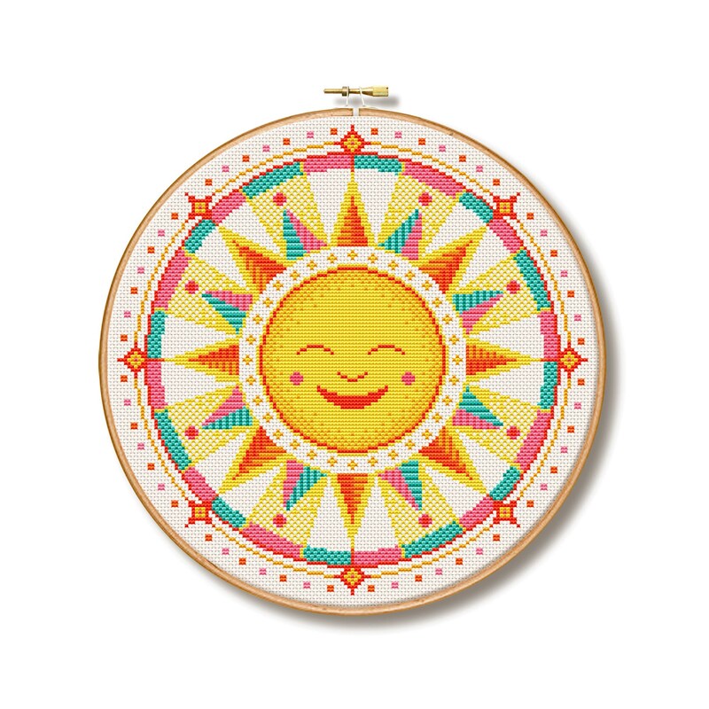 Sunshine Cross Stitch Pattern - Etsy