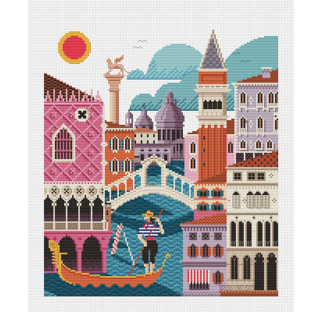 Venice - Cross Stitch Pattern (digital Format - PDF) - Etsy