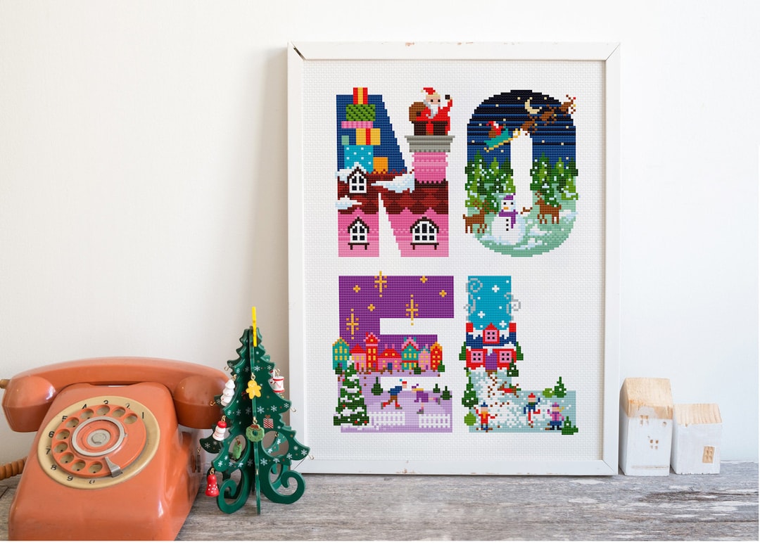 NOEL - Cross Stitch Pattern (digital Format - PDF) - Etsy