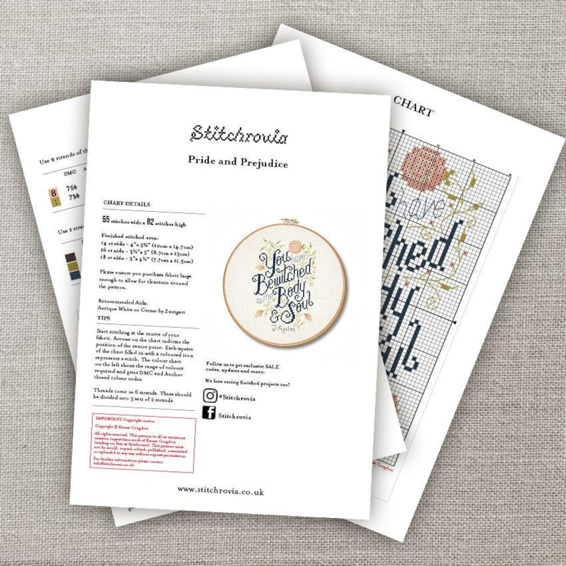 Pride and Prejudice Cross Stitch Pattern digital Format - Etsy