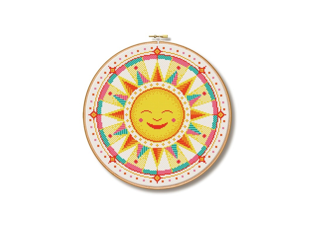 Happy Sunshine - Cross Stitch Pattern (digital Format - PDF) - Etsy