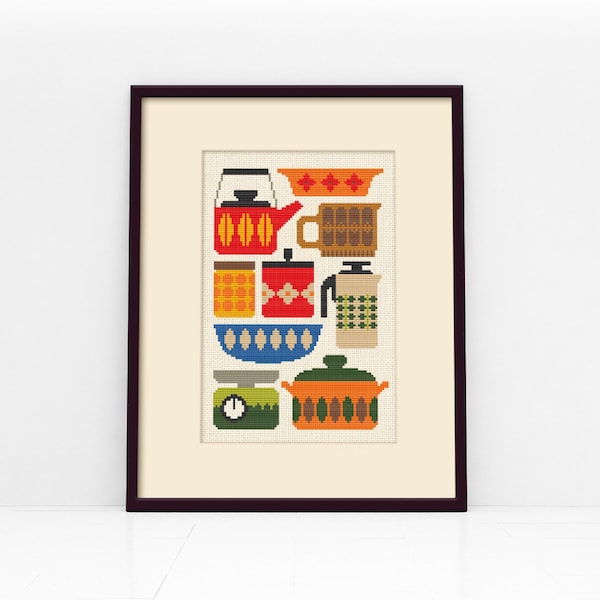 Kitchen Cross Stitch Pattern - Etsy