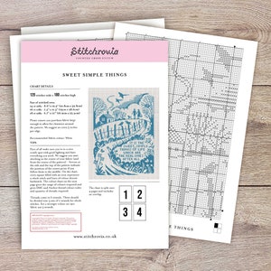The Sweet Simple Things - Cross Stitch Pattern (digital Format - PDF ...