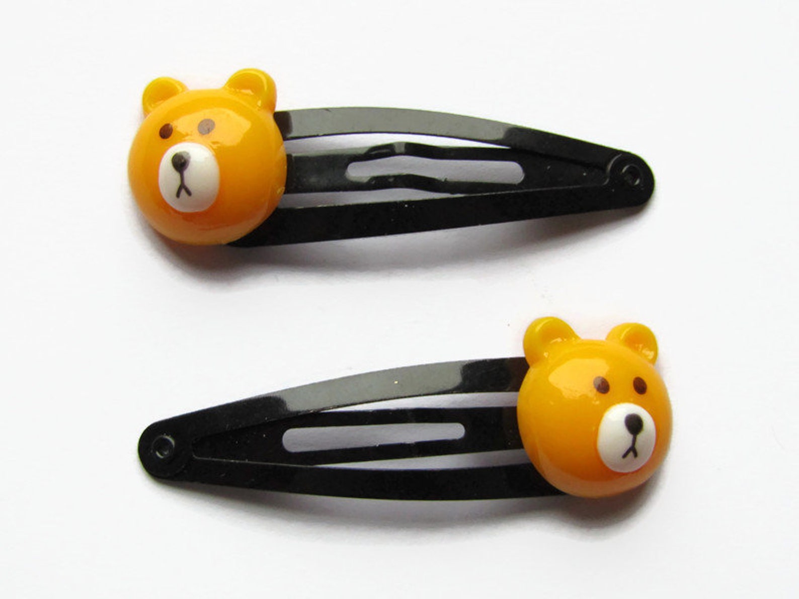 Bear Hair Clips, Bear Hair Slides, Bear Hair Clasp, Bear Gift, Adult ...