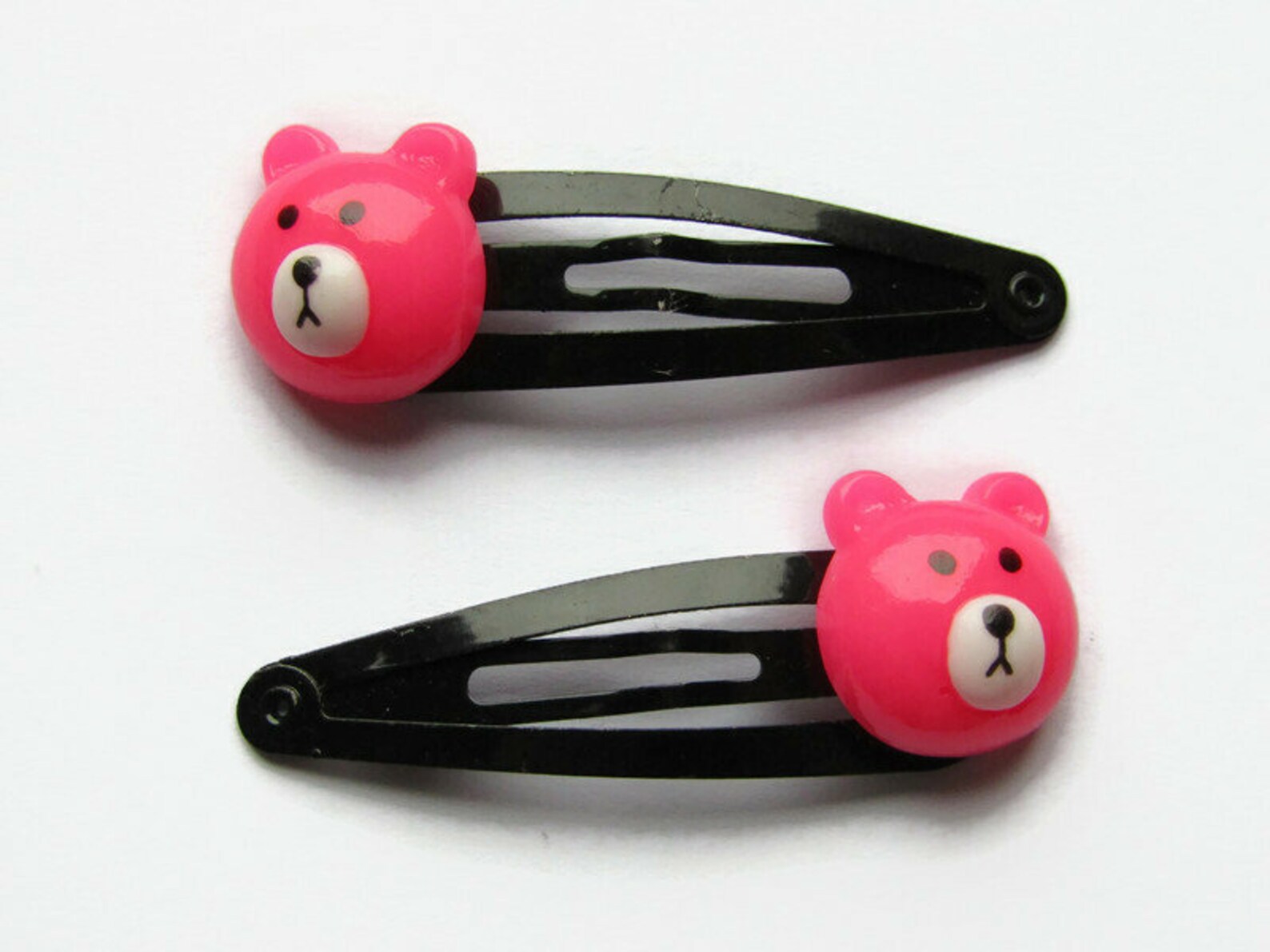 Bear Hair Clips, Bear Hair Slides, Bear Hair Clasp, Bear Gift, Adult ...