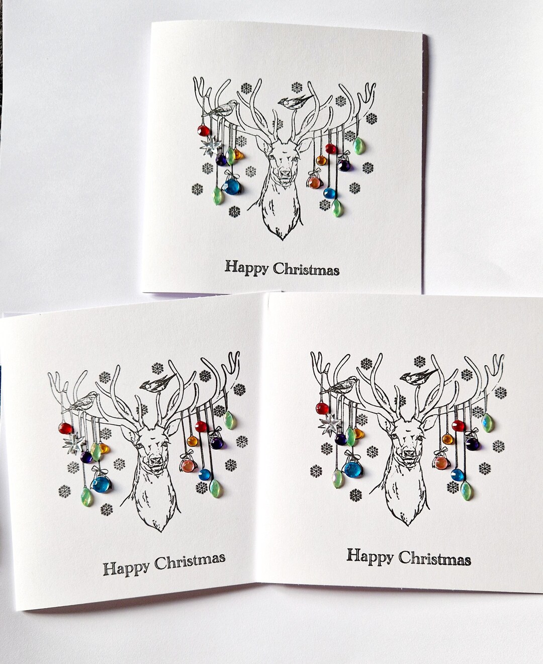 Stag Christmas Cards, Reindeer Cards, Reindeer Xmas Cards, Stag Cards ...