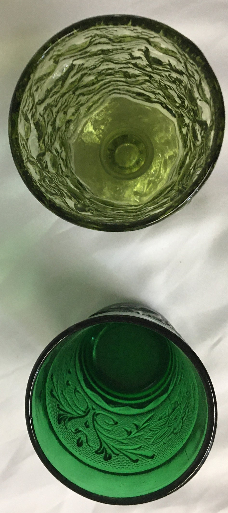 Anchor Hocking Forest Green Sandwich Pattern Juice Glass & - Etsy India