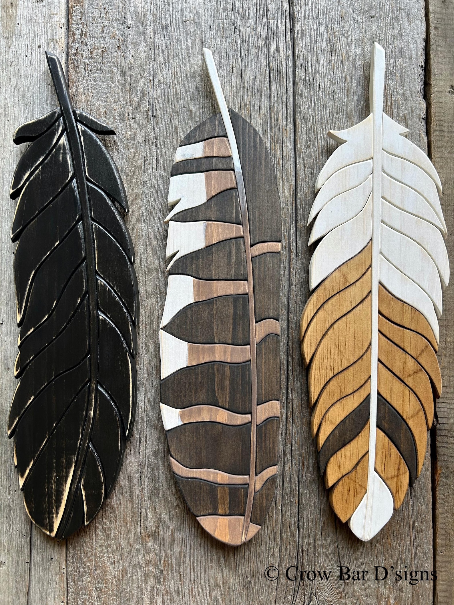 Barred Owl. Barred Owl Feather. Feather Art. Feather Decor. Nature Art ...