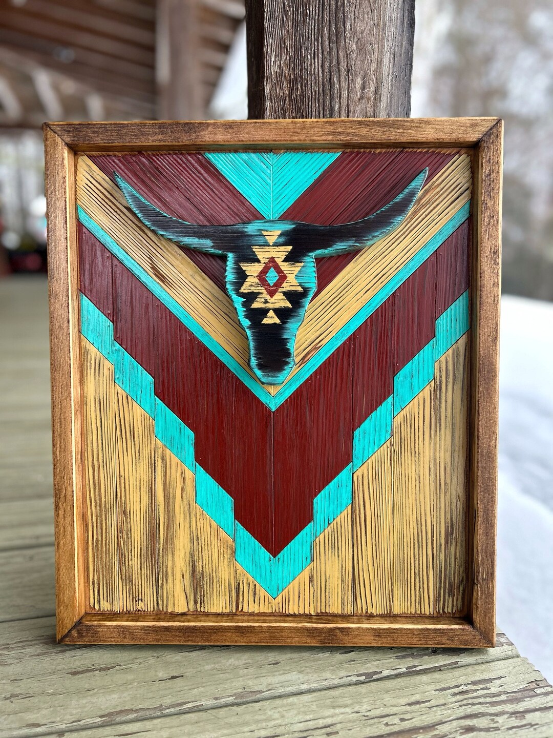 Western Wall Decor. Longhorn Skull Decor. Steer Skull Wall Art ...