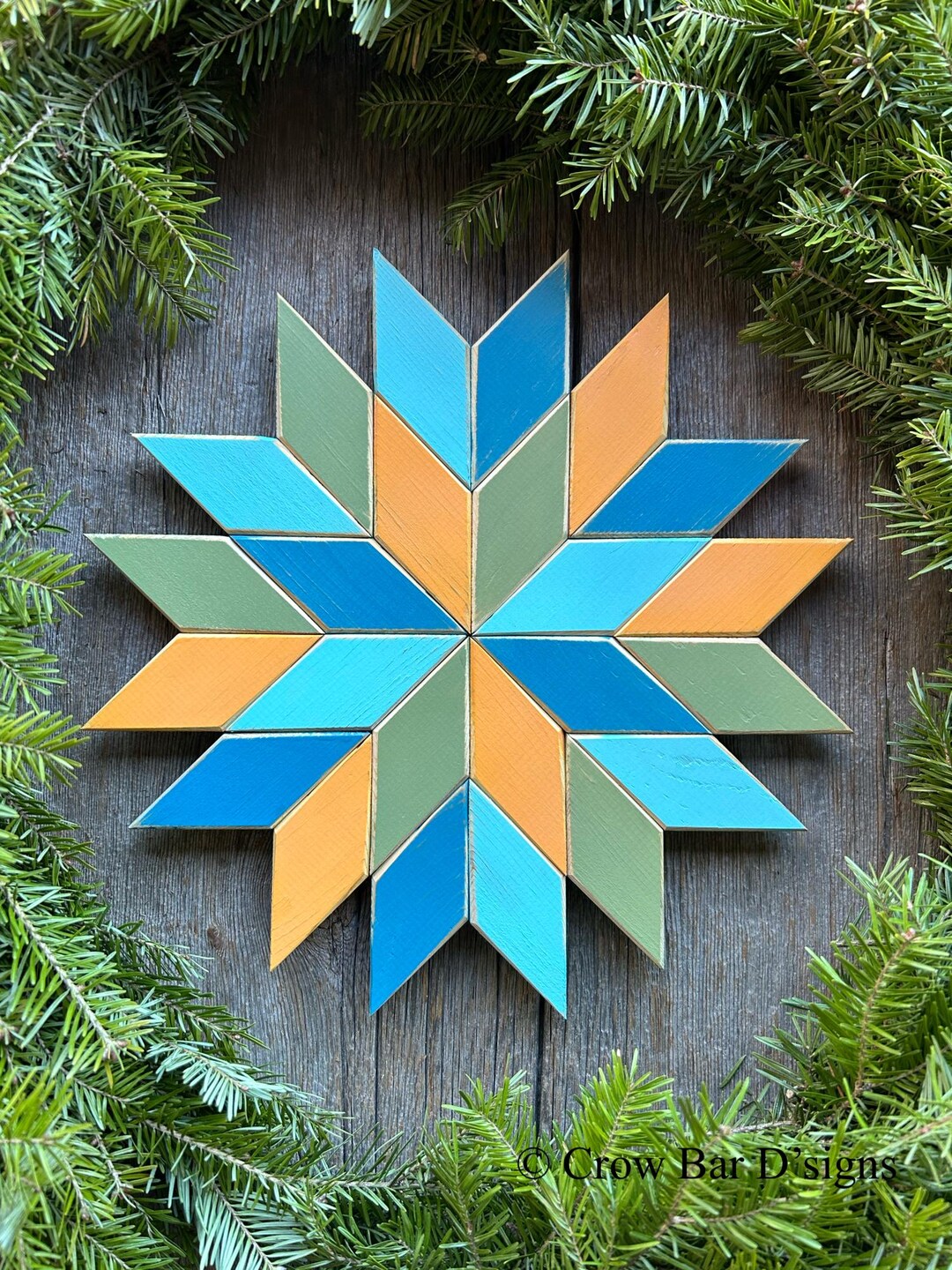 Wooden Stars. Colorful Star Decor. Wood Star Decorations. Quilt Star ...