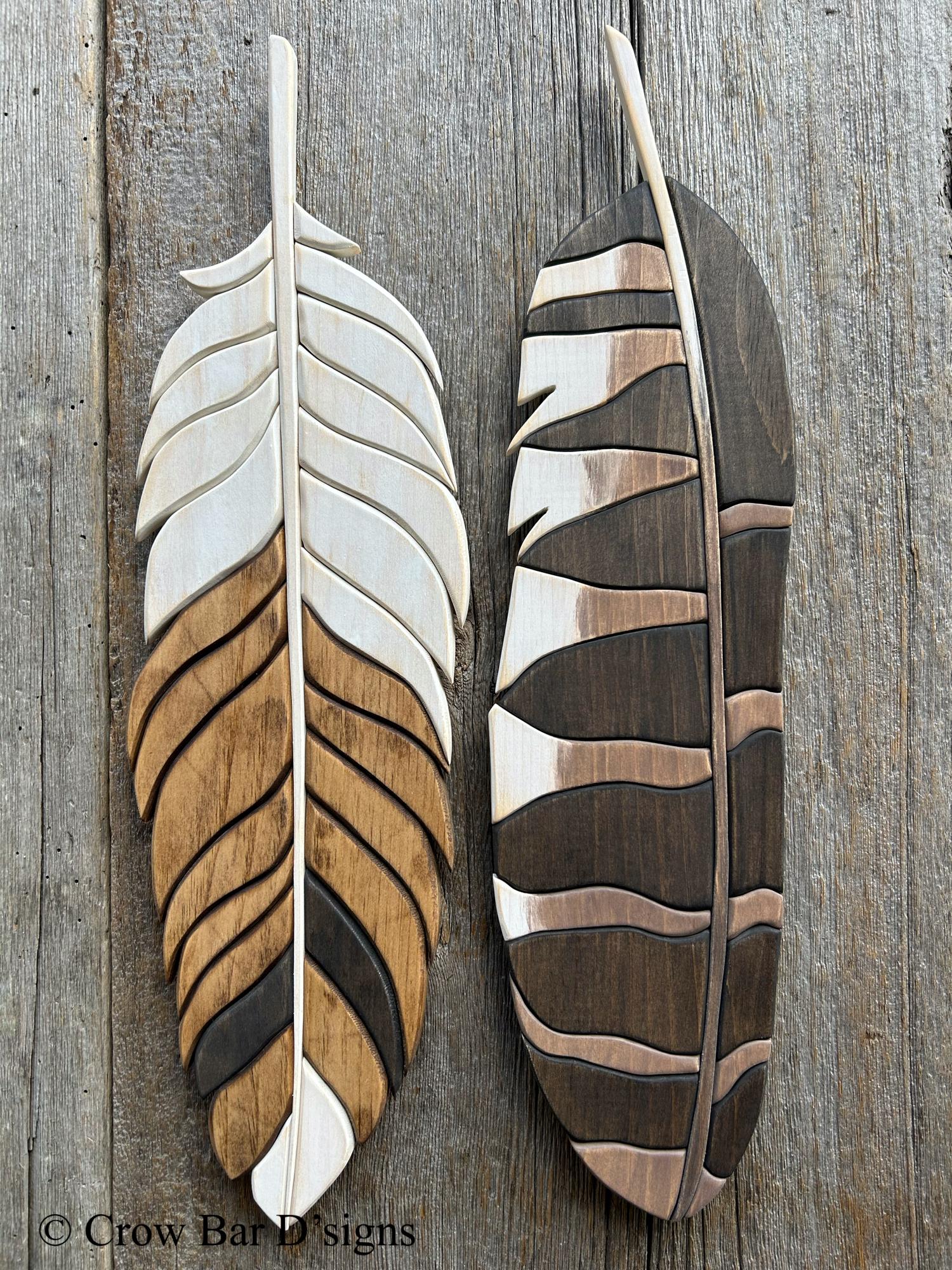 Barred Owl. Barred Owl Feather. Feather Art. Feather Decor. Nature Art ...