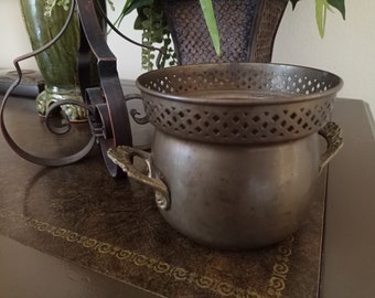 Antique Metal Pot | Etsy