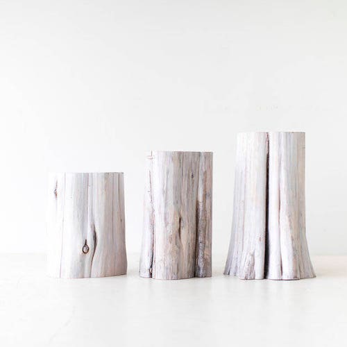 Tree Stump Side Table Timber End Table Tree Log Table Base | Etsy