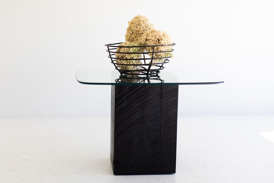 Modern Glass Top Coffee Table - Etsy