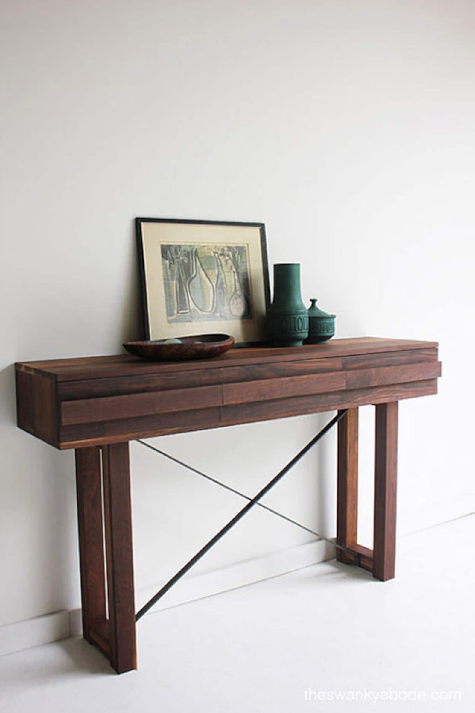 Modern Console Table - Etsy
