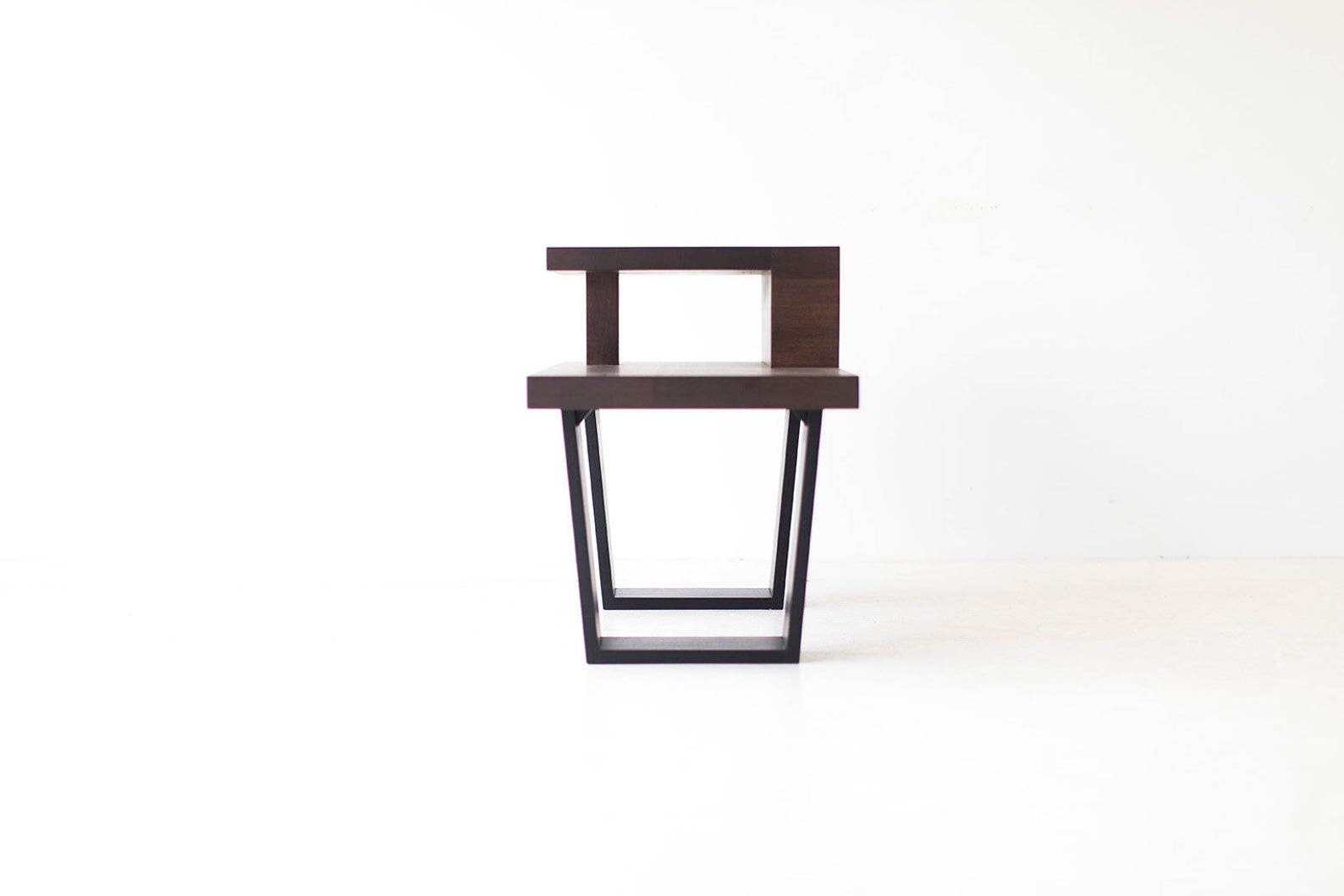 Mid Century Modern Side Table, Small Wood Side Table, Mid Century ...