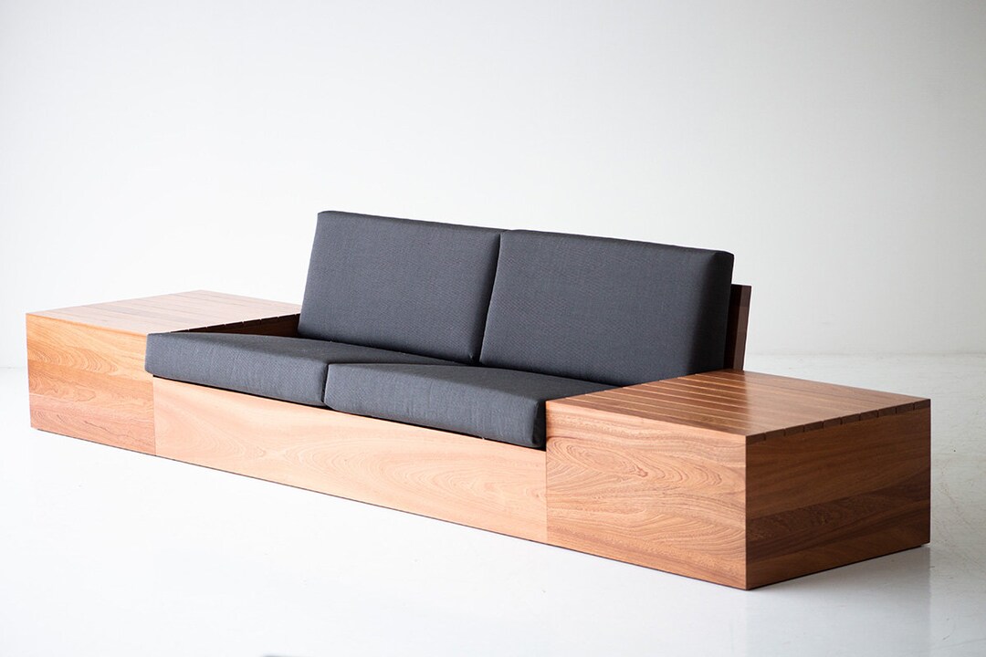 Patio Furniture - Bali Sofa With Side Tables - Etsy