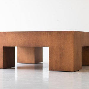 Mondo Modern Coffee Table in Maple - Etsy