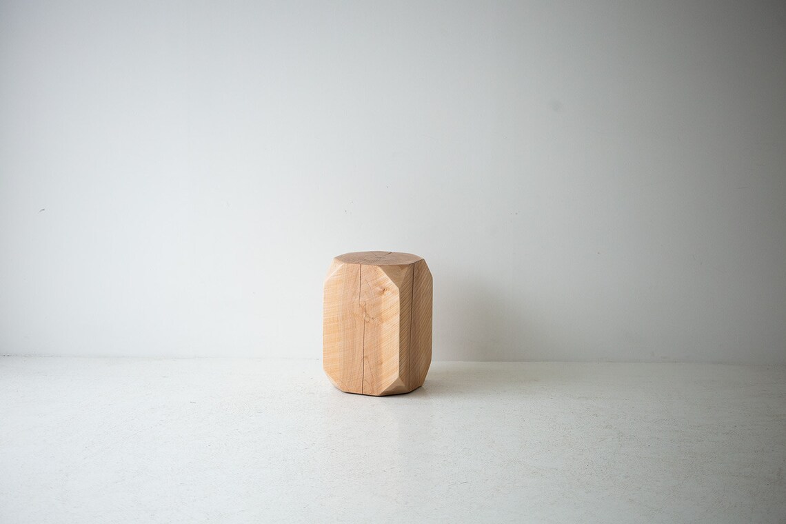 Square Tree Stump Table the DUBLIN - Etsy