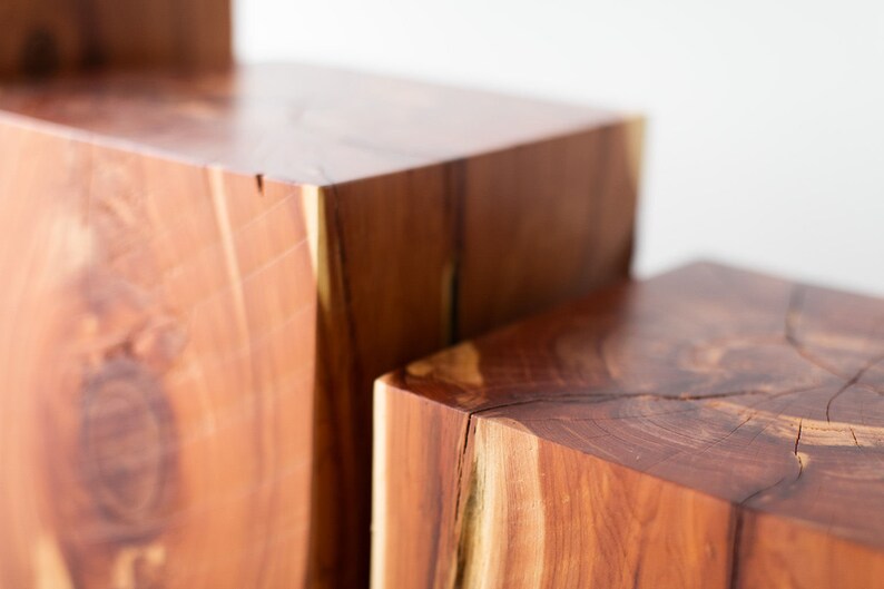 Outdoor Wood Side Tables - Etsy