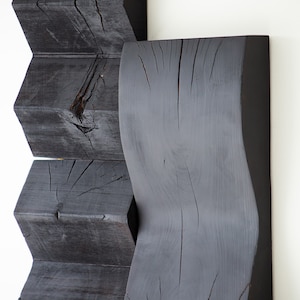 Shou Sugi Ban Wall Art - Etsy