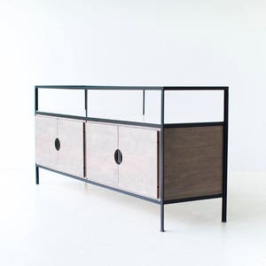 Vinyl Record Storage, Console Table, Mid Century Modern Table, Mid ...