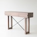 Weathered Gray Table, Gray Console Table, Rustic Gray Wood Console ...