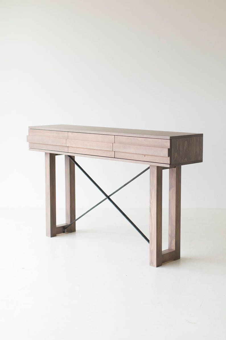 Weathered Gray Table Gray Console Table Rustic Gray Wood - Etsy