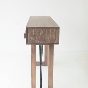 Weathered Gray Table, Gray Console Table, Rustic Gray Wood Console ...