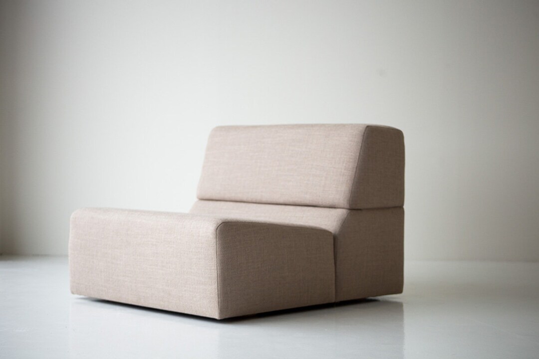 Modern Groove Lounge Chair - Modular Collection - Etsy