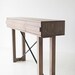 Weathered Gray Table, Gray Console Table, Rustic Gray Wood Console ...