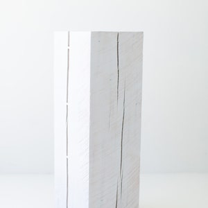 Modern Pedestal Display Stand in White - Etsy