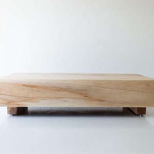 Modern Wood Beam Coffee Table - Etsy