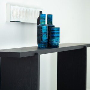 Rockefeller Modern Oak Console - Etsy