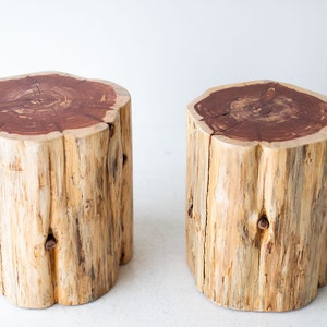 Large Outdoor Tree Stump Tables - Natural - Etsy