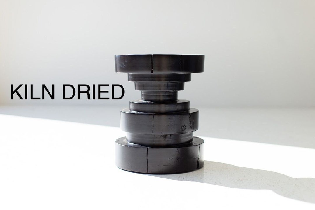 Modern Wood Stool - the Tulum - Etsy