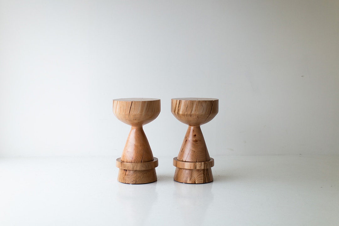 Organic Modern Counter Stool - the Boca Uno - Etsy