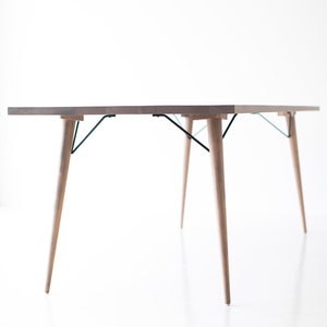 Dining Table, Wood Tapered Leg Kitchen Table - Etsy