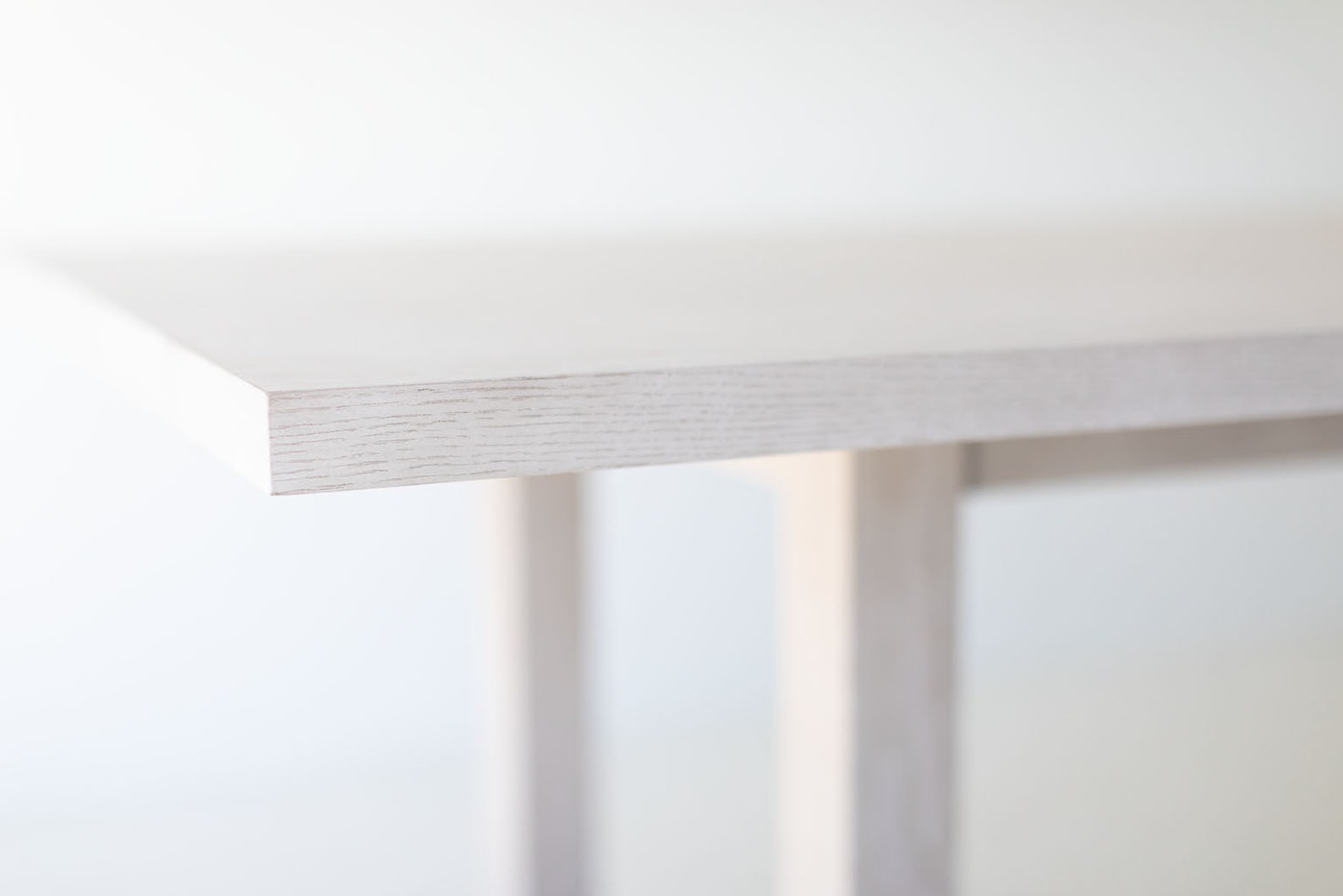 Custom Whitewashed Modern Table - Etsy